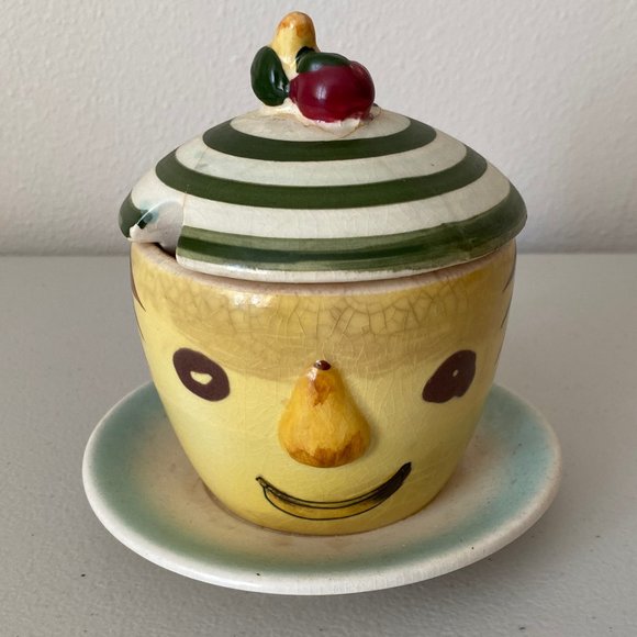 Kitchen | Vintage Anthropomorphic Jam Jar Pot Japan | Poshmark